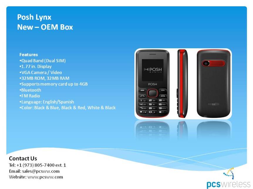 Posh Cell Phones | Wholesale Distributors