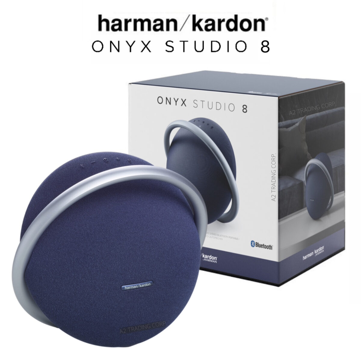 Harman Kardon Onyx Studio 8 is a Bluetooth wireless portable speaker in ...