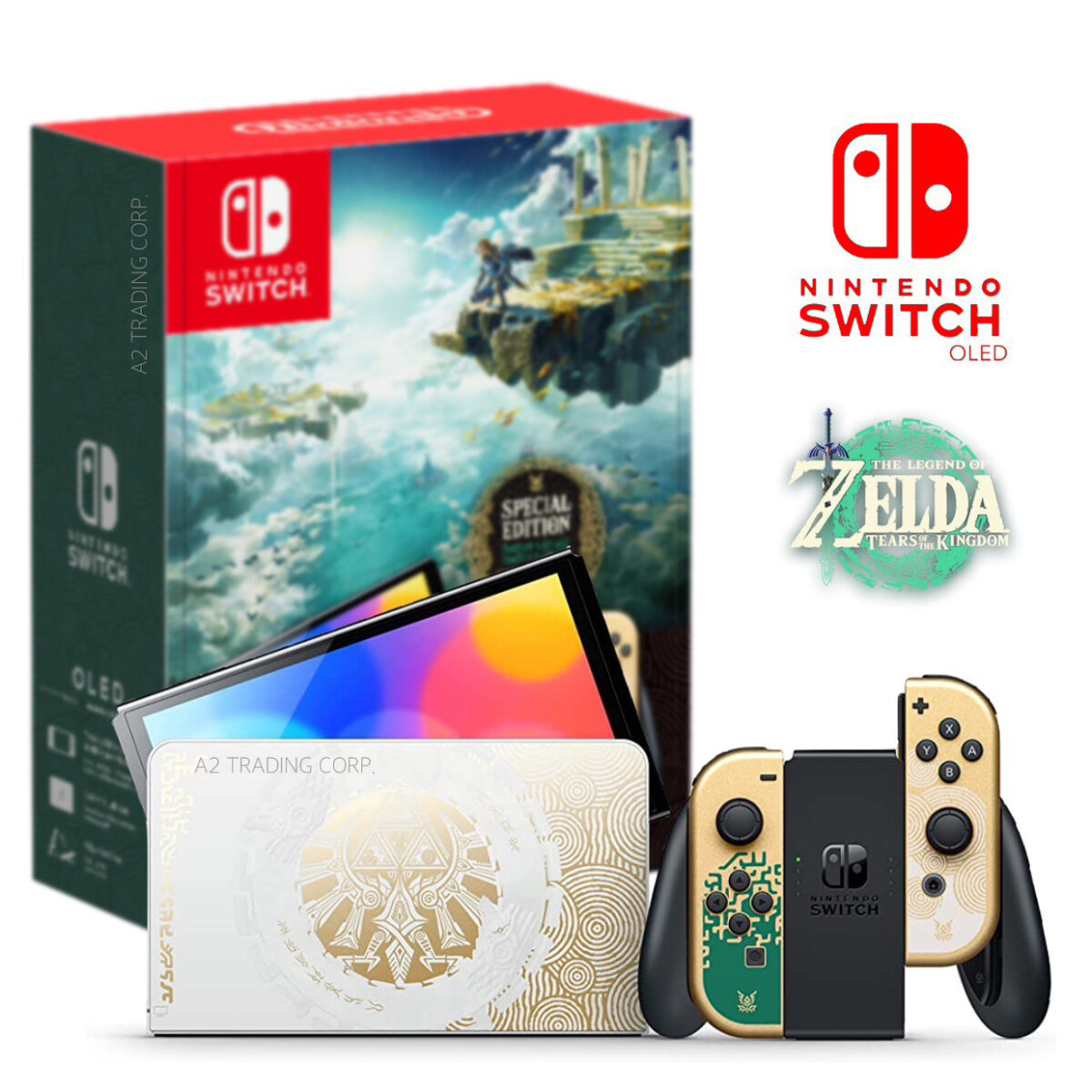 Nintendo Switch OLED - The Legend of Zelda: Tears of the Kingdom ...