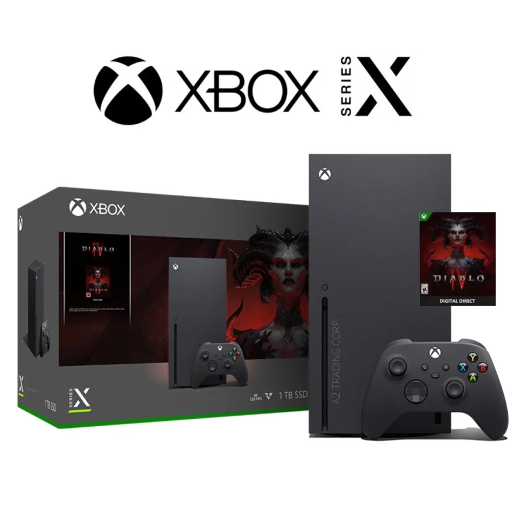 Microsoft Xbox Series X 1TB Console – Diablo IV Bundle | Cellular Stockpile
