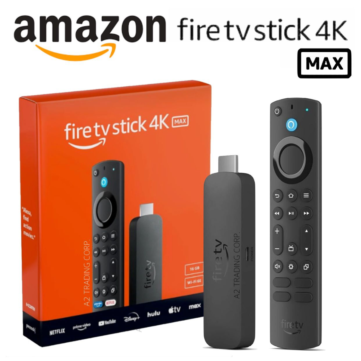 Amazon Fire TV Stick 4K MAX (2nd generation, released in 2023) with Wi ...