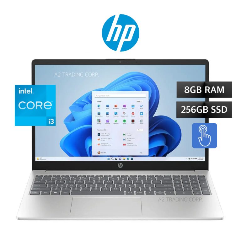 HP 15.6" HD Touchscreen Laptop, Intel Core i3-1215U, 8GB RAM, 256GB SSD ...