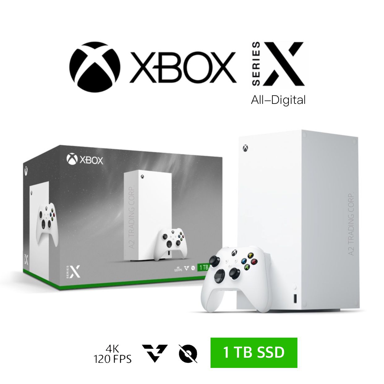 Microsoft Xbox Series X 1TB All-Digital Console - Robot White | Cellular Stockpile